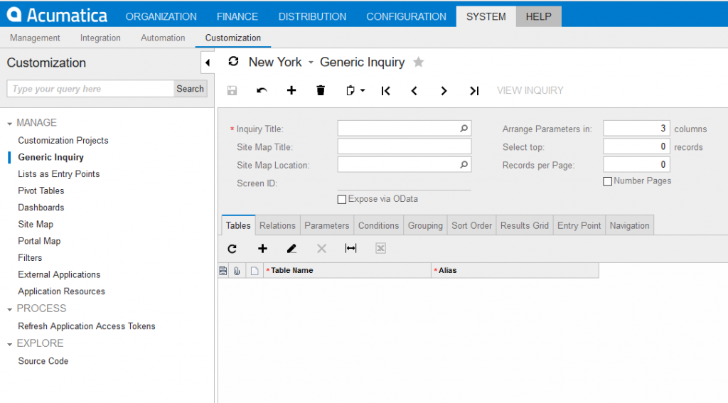 Acumatica – Solver – Documentation